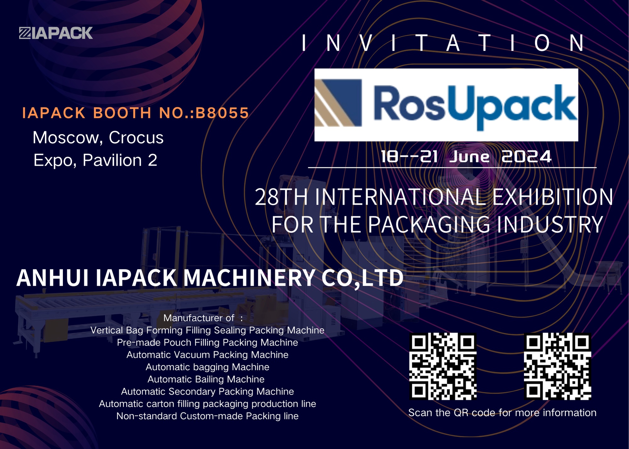 RosUpack 2024-Iapack booth number :B8055 - IAPACK